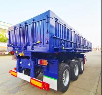 China Side Dump Trailer Multi Axles 45 CBM Side Dumper Semi Trailer Max Payload 30000 kg for sale