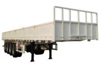 China Semi-Trailer 3 Axle 40ton 60 ton Drop Side Wall Sidewall Cargo Transport Truck Trailer for sale