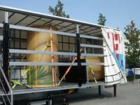 China Customizable 3 Axles 40ft 45ft Curtain Side Tarpaulin Semi Trailer for from Wosheng for sale