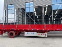 China 80tons side wall open cargo semi truck trailer with 2