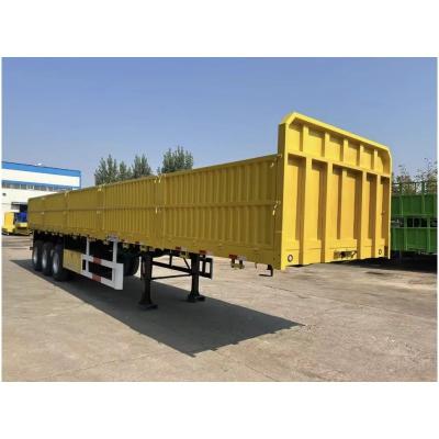 China Mechanical Suspension Semi-Trailer for 4 Axle Bulk Cargos Transport Truck Trailer for sale
