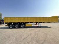 China Mechanical Suspension Semi-Trailer for 4 Axle Bulk Cargos Transport Truck Trailer for sale