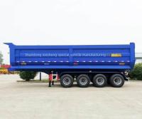 China 3/4 Axles Wosheng Hydraulic Rear Dump Semi Trailer Tipper Truck Trailers with Best for sale