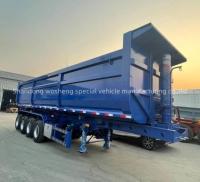 China 3/4 Axles Wosheng Hydraulic Rear Dump Semi Trailer Tipper Truck Trailers with Best for sale