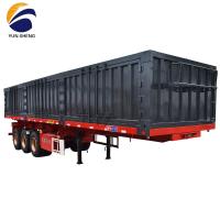 China Side Tipping Semi-Trailer Direct Hydraulic Heavy Duty U-Shape End Tipper Dump Truck for sale