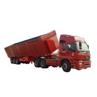 China 40-100 ton Max Payload 12.00R22.5/11.00R20 Tire Side Dump Truck Tipper Semi Trailer for sale