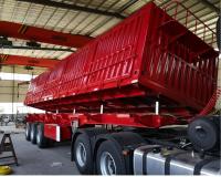China 40-100 ton Max Payload 12.00R22.5/11.00R20 Tire Side Dump Truck Tipper Semi Trailer for sale