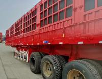 China 40-100 ton Max Payload 12.00R22.5/11.00R20 Tire Side Dump Truck Tipper Semi Trailer for sale