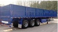 China WS Tri-axle Transport Goods Side Board Side Wall Semi Truck Cargo Trailer for Truck for sale