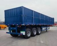 China WS Tri-axle Transport Goods Side Board Side Wall Semi Truck Cargo Trailer for Truck for sale