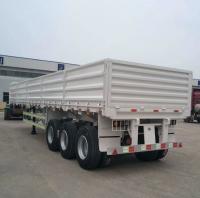 China Side Wall Truck Transport 3-Axle 13m Steel Semi-Trailer with Mechanical Suspension for sale