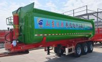 China 28t Heavy Duty Landing Gear 3 Axle Rear Dump Semi Trailer for Stone Transporting for sale