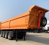 China WS Sale 50 Ton Tipper Trailer with 13/16 Ton Axle and Heavy Duty Landing Gear 28t for sale
