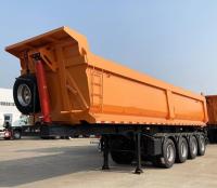 China WS Sale 50 Ton Tipper Trailer with 13/16 Ton Axle and Heavy Duty Landing Gear 28t for sale