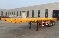 China Max Payload 30000 kg Truck Trailer for Port Shipping Container Flatbed Semi Trailer for sale