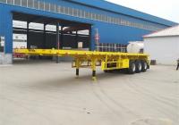 China Max Payload 30000 kg Truck Trailer for Port Shipping Container Flatbed Semi Trailer for sale