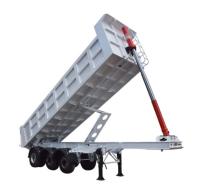 China 28t Heavy Duty Landing Gear U Shaped End Hydraulic Rear Tipper Dumping Semi Trailer for sale