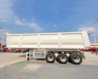 China 28t Heavy Duty Landing Gear U Shaped End Hydraulic Rear Tipper Dumping Semi Trailer for sale
