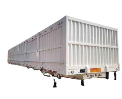 China Max Payload 40-80 Tons Semi-Trailer Wosheng 's 40 Ton Tri-Axle with Steel Material for sale
