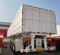 China Max Payload 40-80 Tons Semi-Trailer Wosheng 's 40 Ton Tri-Axle with Steel Material for sale