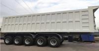 China 28t Heavy Duty Landing Gear U Shaped End Hydraulic Rear Tipper Dumping Semi Trailer for sale