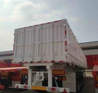 China Max Payload 40-80 Tons Semi-Trailer Wosheng 's 40 Ton Tri-Axle with Steel Material for sale