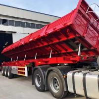 China 40ft Side Dump Semi-Trailer The Best Option for Customer's Request Cargo Transport for sale