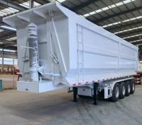 China Heavy Duty Landing Gear 28t WS 4 Axles Hydraulic Rear Dump Semi Trailer for Big Loading for sale