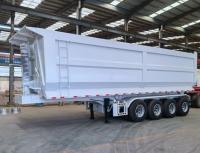 China Heavy Duty Landing Gear 28t WS 4 Axles Hydraulic Rear Dump Semi Trailer for Big Loading for sale