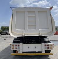 China Heavy Duty Landing Gear 28t WS 4 Axles Hydraulic Rear Dump Semi Trailer for Big Loading for sale
