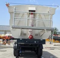 China Heavy Duty Landing Gear 28t WS 4 Axles Hydraulic Rear Dump Semi Trailer for Big Loading for sale