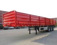 China 12400X2500X3650mm WS Tri-Axle Sand Transport Semi-Trailer with Mechanical Suspension for sale