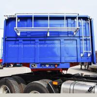 China 3 Axles Side Dump Semi Trailer Side Wall Tipper Dump Truck WS Hydraulic Transport Industry for sale