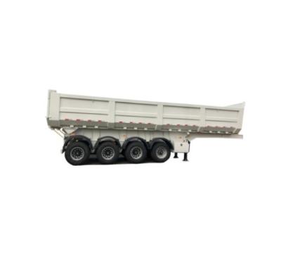 China 13/16 Ton Dual Line Brake System Rear Dump Semi Trailer for Coal Mine Transportation for sale
