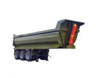 China Truck Trailer 3/4 Axles 60-100 Ton Dump Trailer with Heavy Duty Landing Gear 28t for sale