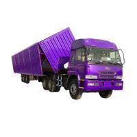 China Steel Tri 3 Axles 50 Tons Side Dump Truck Semi Trailer for Sand Stone Grain Transporting for sale