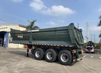 China Truck Trailer 3/4 Axles 60-100 Ton Dump Trailer with Heavy Duty Landing Gear 28t for sale