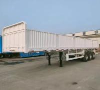 China Used Trailer Side Wall Semi Truck Trailer King pin 2