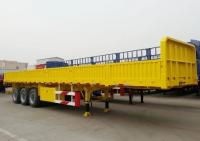 China Steel 3 Axle 40ft 12.4m Fence Cargo Semi Trailer Side Wall Truck Trailer for Bulk Cargo for sale