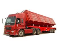 China Competitive Tri-Axle Hydraulic Lift Side Tipper Side Dump Semi Trailer for Heavy-Duty for sale