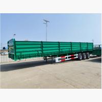 China 12400*2610*1550mm Customizable Side Wall Trailer Direct Enclosed Cargo Box Semi Trailer for sale