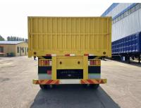 China Mechanical Suspension 40 Ton Tri-Axle Fence Type Cargo Trailer Side Wall Semi Trailer for sale