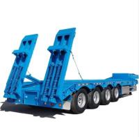 China 3 Axle Gooseneck Lowboy Low Loader Truck Trailer for Excavator We've Got You Covered for sale