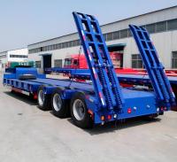 China 3 Axle Gooseneck Lowboy Low Loader Truck Trailer for Excavator We've Got You Covered for sale