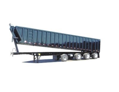 China Sand Stone Grain Transporting Rear Dump Semi Trailer for ShanDong WS 3 Axles 20-100Tons for sale