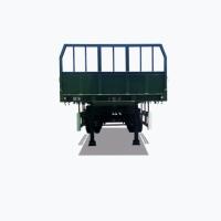 China Max Payload 100ton Semi Trailer with Detachable Board Fence and Sturdy Steel Material for sale