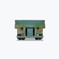 China Max Payload 100ton Semi Trailer with Detachable Board Fence and Sturdy Steel Material for sale