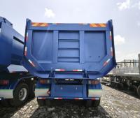 China 80T Dual Line Brake System U Shape Steel Hydraulic Tipping Tipper Rear Dump Semi Trailer for sale