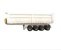 China Heavy Duty 35-65 cbm U-type Rear Dump Semi Trailer Tipper Cargo Truck Trailers with Good for sale