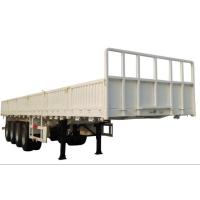 China 40 Tons Fence Type Cargo Truck Tailers Side Wall Semi Trailer with 13/16/20 Ton Axle for sale